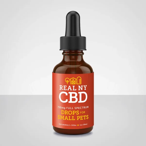 Full Spectrum CBD Small Pet Oil Drops - Real NY CBD
